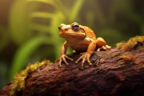 Premium Ai Image African Tree Toad Frog In The Natural Environment