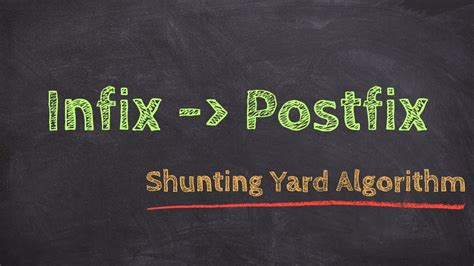 Convert Infix To Postfix Learn The Shunting Yard Algorithm Youtube