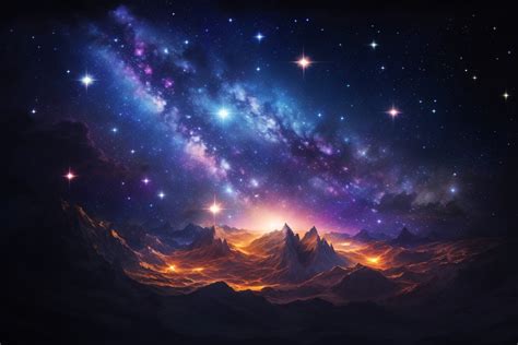 Starry Night Sky Background Graphic By Forhadx5 · Creative Fabrica