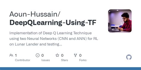 github aoun hussain deepqlearning using tf implementation of deep q
