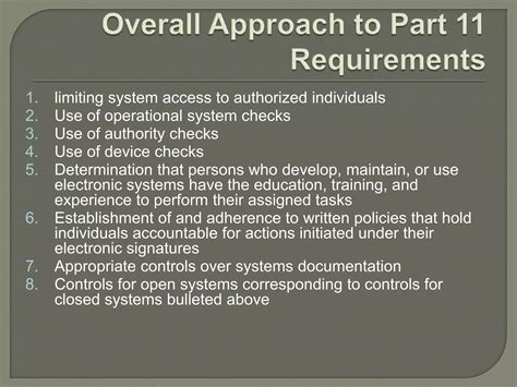Title 21 Cfr Part 11 Pptx Technology And Computing