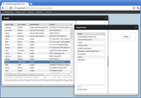 Enterprise App Vaadin Add On Directory