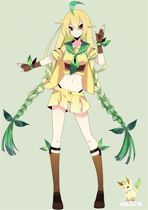 Leafeon Gijinka Moe Anthropomorphism Pokemon Gijinka Pokemon People Pokemon Cosplay