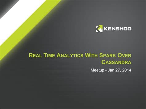 Using Spark Over Cassandra Ppt