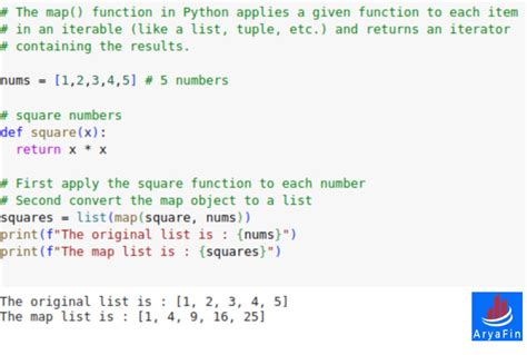 Arya Trivedi On Linkedin Understanding Python Map Function One Line Of Python Map Code Can Make