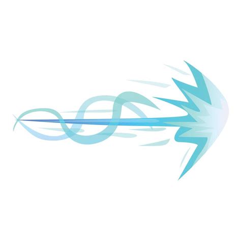 Blue Magic Spell Energy Arrow Flying With Trail 48455624 Vector Art At Vecteezy