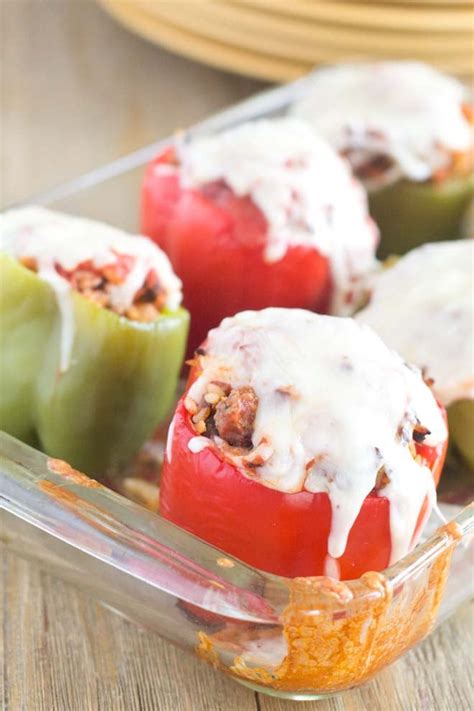 Classic Stuffed Peppers Just Like Moms Thecookful