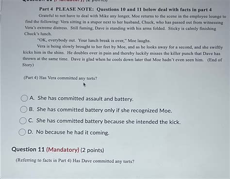 Solved Part 4 ﻿please Note Questions 10 ﻿and 11 ﻿below Deal