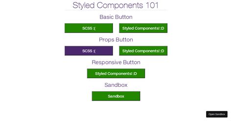 Tds Styled Components 101 Codesandbox Tds Styled Components 101 Codesandbox