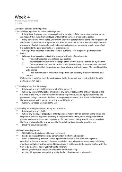 Week 4 Lecture Notes 4 Week 4 Wednesday 28 March 2018 252 Pm