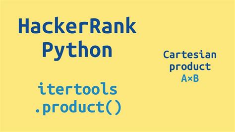 28 Hackerrank Python Preparation Itertoolsproduct Challenge
