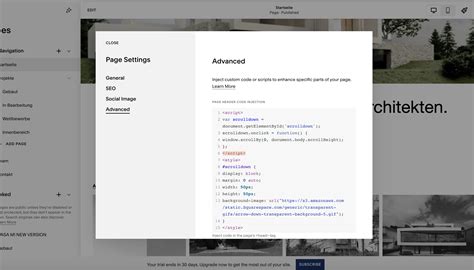 Scroll Down Arrow Customize With Code Squarespace Forum