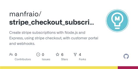 Github Manfraiostripecheckoutsubscriptionswithnodejs Create Stripe Subscriptions With