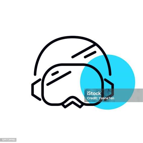 스키와 스노우 보드 고글과 헬멧 극한의 눈 스포츠 보호 장비 픽셀 완벽한 편집 가능한 획 기하학적 아이콘 경기 스포츠에 대한 스톡 벡터 아트 및 기타 이미지 Istock