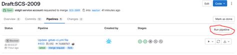 Creating New Merge Request Pipeline From Api Rgitlab