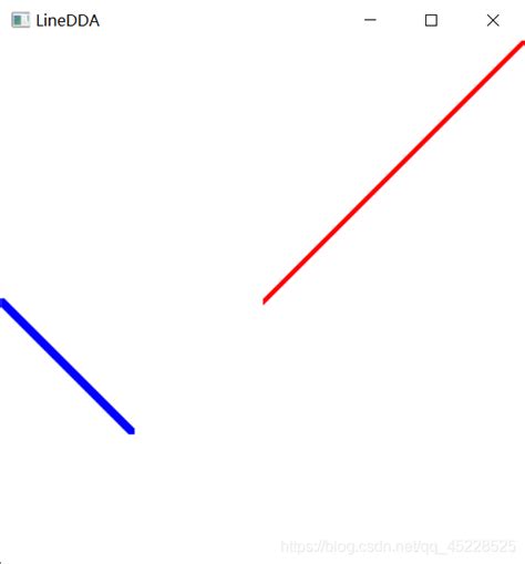 Opengl直线生成算法（bresenham、dda、逐点、中点）判别式画线 Csdn博客