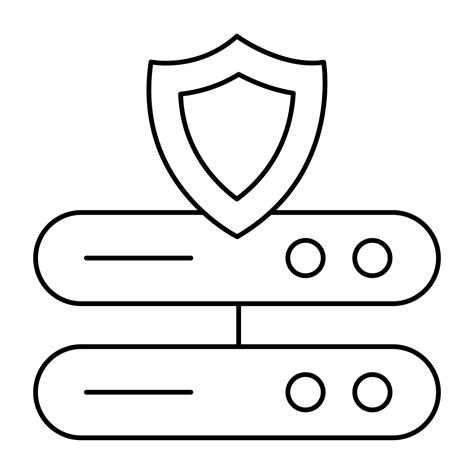 Premium Download Icon Of Server Security Vector Art At Vecteezy