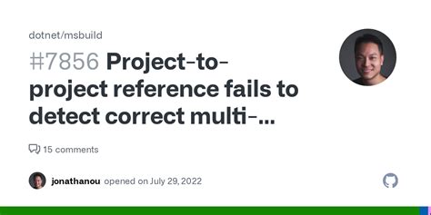 Project To Project Reference Fails To Detect Correct Multi Target