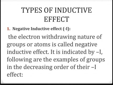 Inductive Effect PPTX
