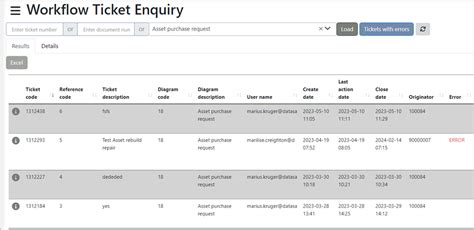 Modules Workflow Workflow Ticket Enquiry