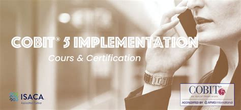 COBIT Implementation Formation Certification APMG ISACA