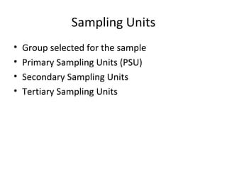 Ch Sampling Design Sampling Procedures PPT