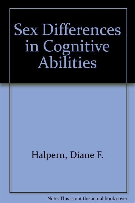 Buy Sex Differences In Cognitive Abilities Book Online At Low Prices In