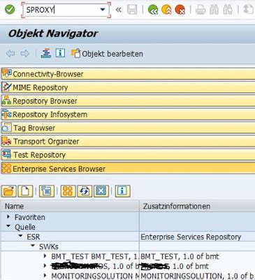 SAP ABAP Central Setup ESR Connection Between ABAP System And AEX ERP To PO SPROXY