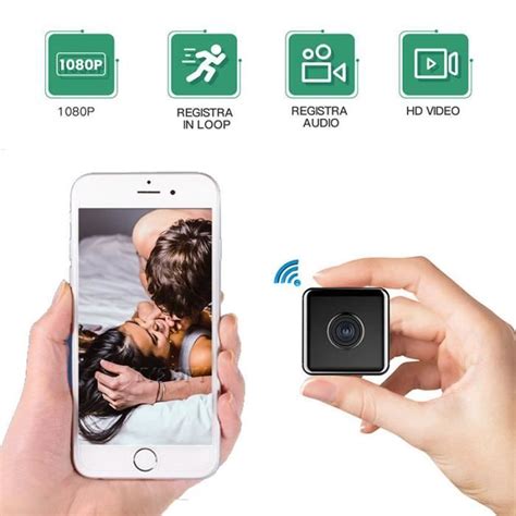 Caméra miniature Wifi 1080P HD Vision nocturne Noir Cdiscount Appareil Photo