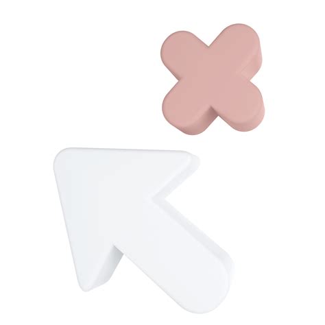 Delete Cursor Cursor 3d Rendering 17785496 Png