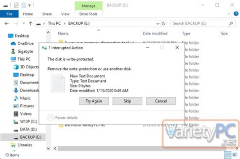 วิธีเปิดใช้ Disk Write Protection กับ Usb Drive บน Windows 10