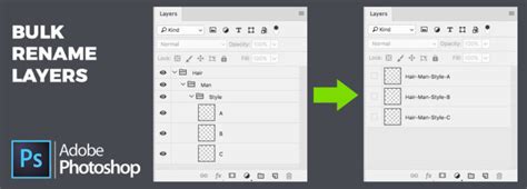 Photoshop Script To Rename And Export Layers With Just One Click