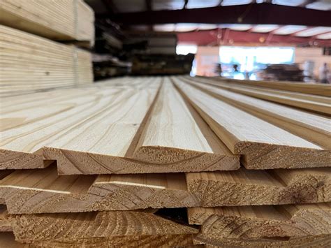 Pine 117 Double Tear Drop Siding 1x6x10