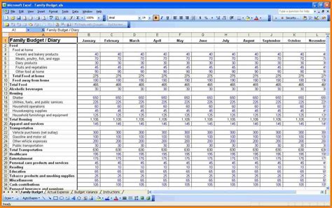 Personal Financial Planning Spreadsheet — Db