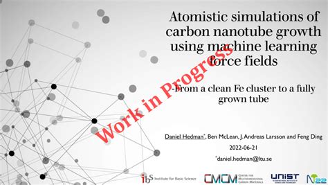 Pdf Atomistic Simulations Of Carbon Nanotube Growth Using Machine