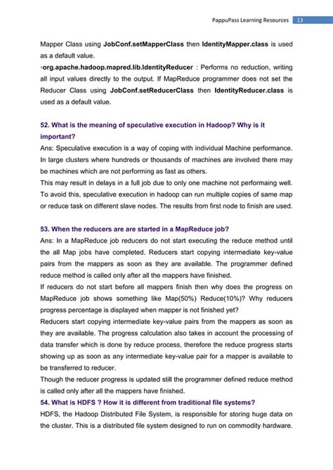Hadoop Interview Question Pdf