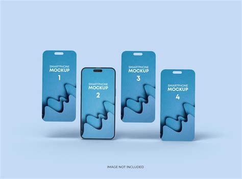 Phone 14 Pro 모형 및 일부 분리된 화면 플로팅 Ui Ux 앱 개념 3d 렌더링 프리미엄 Psd 파일