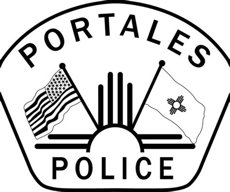 Artstation Portales Police Patch Vector File Black White Vector Outline Or Line Art File For
