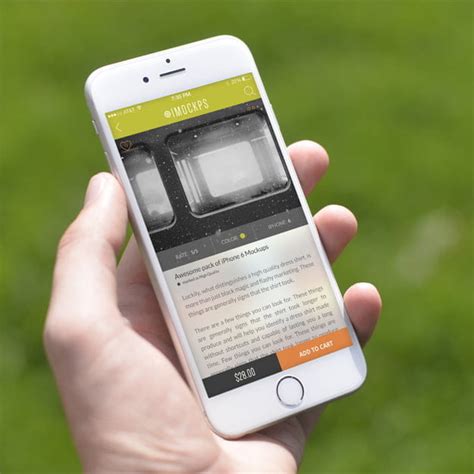 휴대 전화 화면 디자인을 모의 Psd Uidownload