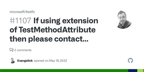 If Using Extension Of Testmethodattribute Then Please Contact Vendor Error Message An Item