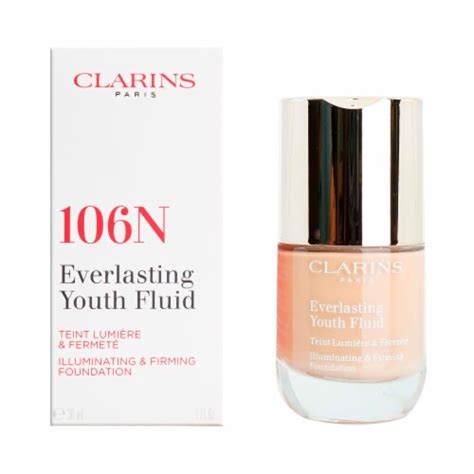 Clarins Everlasting Youth Fluid Illuminating And Firming Foundation 106n