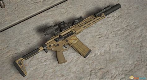 地面部队西格绍尔Spear LT 11 5步枪搭配L5AWM黑色弹匣MOD电脑版下载 叽哩叽哩游戏网ACGG站