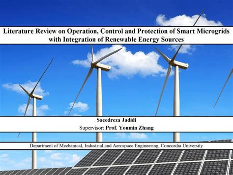pdf literature review on operation control and protection of smart
