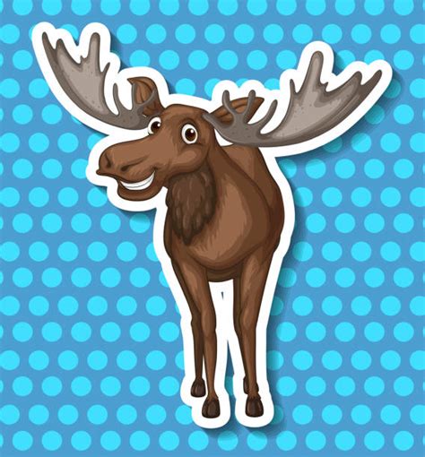 Cute Moose Clip Art Illustrations Royalty Free Vector Graphics And Clip