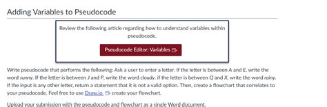 Solved Adding Variables To Pseudocode Review The Following