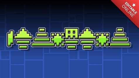 Internet Geometry Dash Text Effect Generator Internet Geometry Dash Text Effect Generator