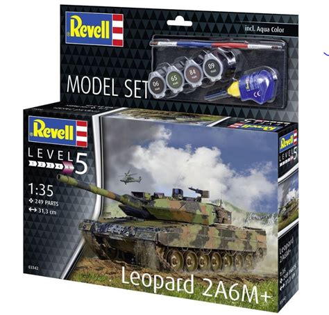 Leopard 2 A6m Model Set Revell 63342