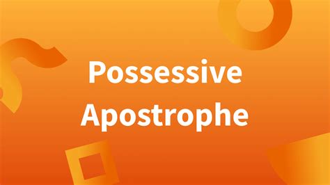 Apostrophe Examples