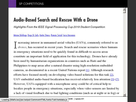Ieee Signal Processing Magazine September 2019interference In Automotive Radar Systems