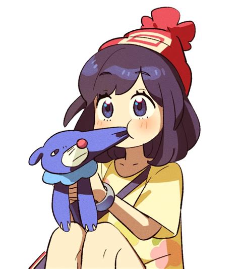 Selene And Popplio Pokemon And More Drawn By Brad Danbooru